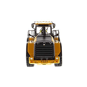Diecast Masters CAT Caterpillar 980M Wheel Loader with Rock Bucket and Operator High Line Series 1/50 Diecast Model by 85543