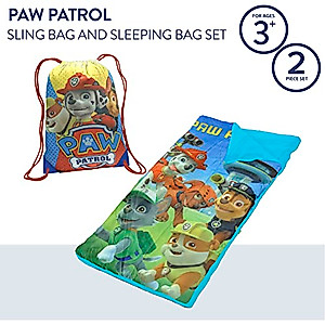 Nickelodeon Paw Patrol Drawstring Bag with Sleeping Sack