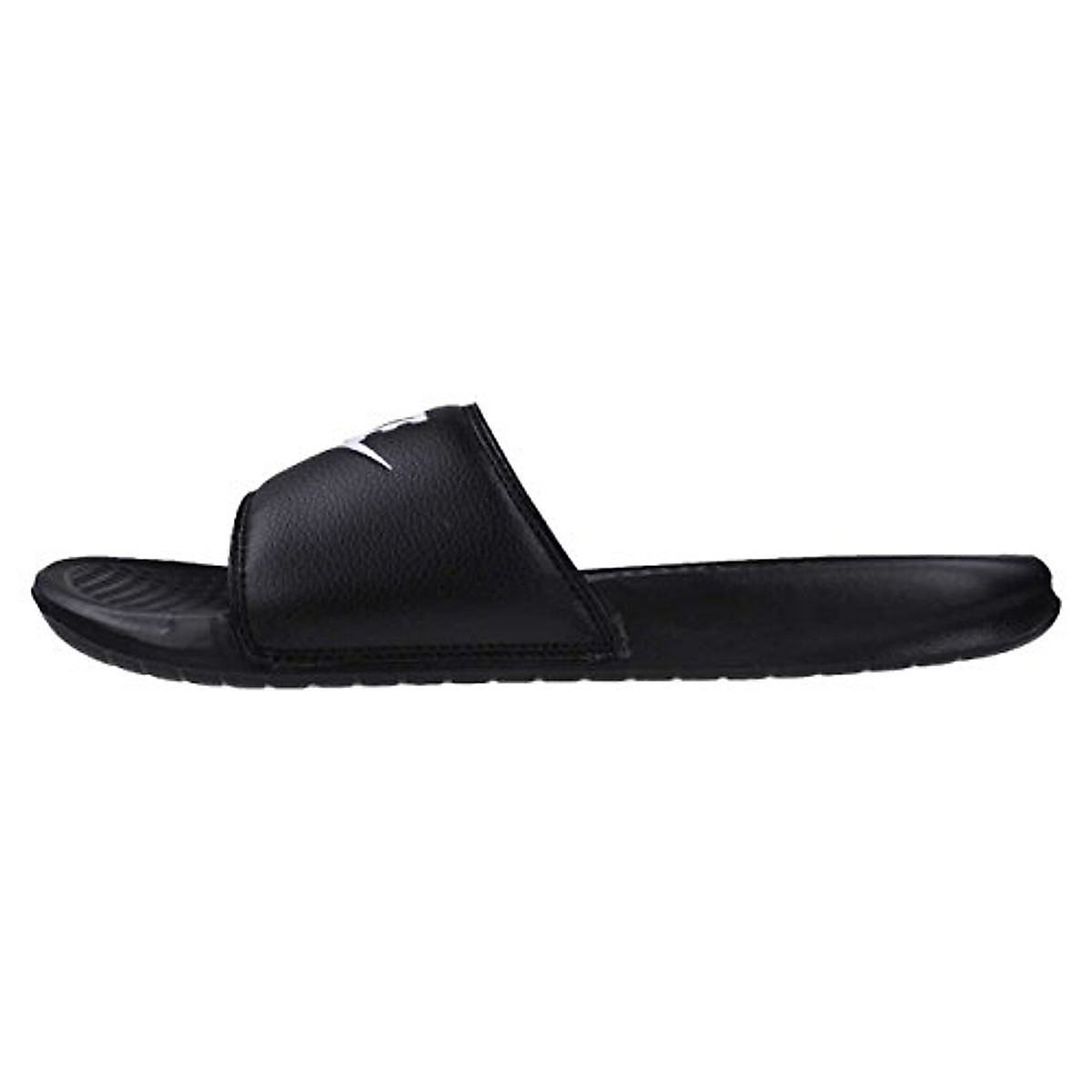 Nike Men's Benassi Just Do It Athletic Sandal, Black/White Noir/Blanc, 9.0 Regular US
