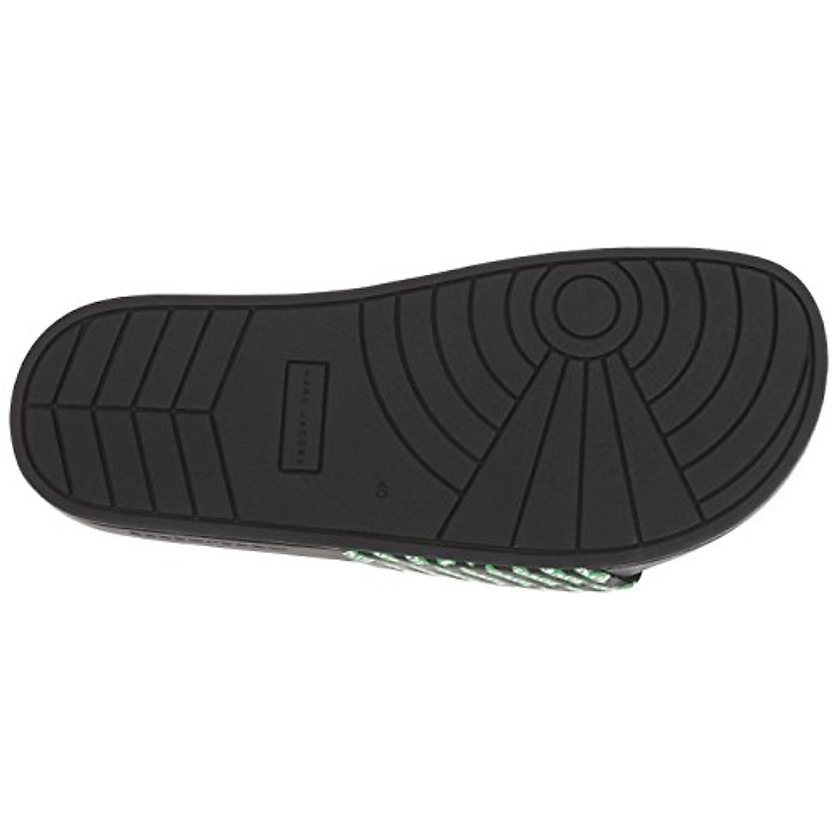 Marc Jacobs Women's Love Aqua Slide Sandal, Black/Multi, 35 M EU (5 US)