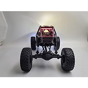 Palumma RC LED Rear Light Bar Kit for AXIAL Rear Lights Bar RC LED Headlight Taillight for AXIAL 1/18 UTB18 CAPRA RC LED Lights Upgrade Parts (RED)