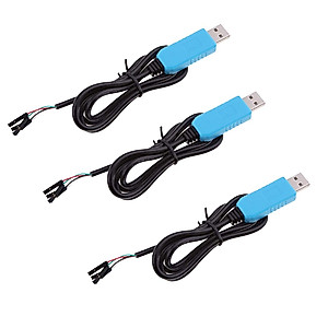 HiLetgo 3pcs PL2303TA USB to TTL COM RS232 Download Cable VISTA Win 8/10