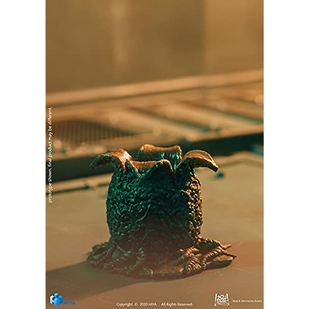 Hiya Toys Aliens: Ovomorph & Facehugger 1:18 Scale Action Figure Set, Multicolor