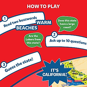 Skillmatics Card Game - Guess in 10 States of America, Educational Travel Toys for Boys, Girls, and Kids Who Love Board Games, Geography and History, Gifts for Ages 8, 9, 10 and Up