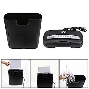 Paper Shredder Stationery Electric Mute Supplies Mini Household Office 220V 110V Document Shredder EU Electrical Home Shredder Shredders (US Plug 110V)