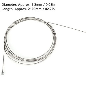 Wire, Wear Resistant Bike Derailleur Cable Electric Welding 2.1m for Road Bike Accessories