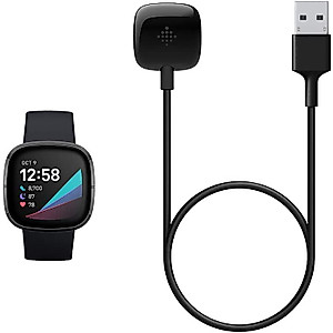 Fitbit Sense and Versa 3 Charging Cable for Smart Watch, Official Product