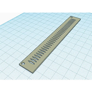 SSMS Eurorack 4HP Vent Panel Holes - Black