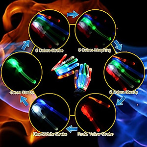 HITOP LED Gloves,Light Up Gloves Cool Fun Toys for 5-12 Year Old Boys Girls Christmas Stocking Stuffers for Kids Teens Men