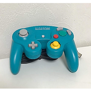 Nintendo GameCube dedicated controller emerald blue