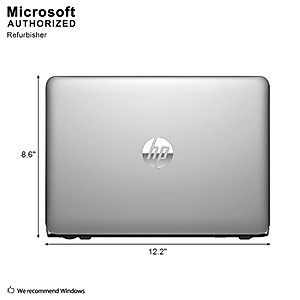 HP EliteBook 820 G3 12.5 Inch Business Laptop, Intel Core i7 6600U up to 3.4GHz, 16G DDR4, 512G SSD, WiFi, BT 4.0, VGA, DP, Win 10 64 Bit-Multi-Language Supports En/Sp/Fr(Renewed)