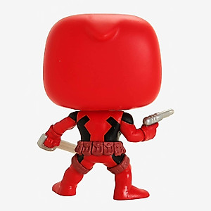 POP Marvel: First Appearance - Deadpool Funko Pop! Vinyl Figure (Bundled with Compatible Pop Box Protector Case), Multicolor, 3.75 inches