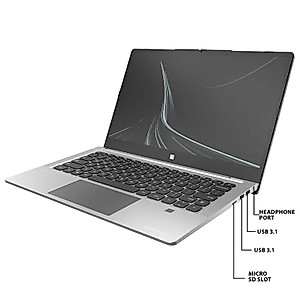Gateway 14.1" Ultra Slim Notebook, FHD Touchscreen, Intel Core i5-1235U, 8GB RAM, 512GB SSD, Fingerprint Scanner, Tuned by THX Audio, 2MP Camera, HDMI, Windows 11 Home, Silver+ Accessories