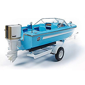 C.P.M. Round2 MPC 883/12 Vintage Hydro-Vee Power Boat Plastic Kit 1:18 Scale 10.5 inches