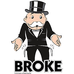 CafePress Monopoly Broke Ceramic Coffee Mug, Tea Cup 11 oz