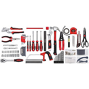 KingTool 325 Piece Home Repair Tool Kit, General Home/Auto Repair Tool Set, Toolbox Storage Case with Drawer, General Household Tool Kit - Perfect for Homeowner, Diyer, Handyman