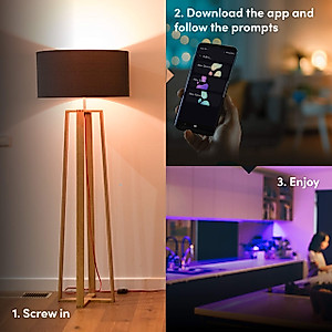 LIFX Color, A19 1100 lumens, Wi-Fi Smart LED Light Bulb, Billions of Colors and Whites, No bridge required, Works with Alexa, Hey Google, HomeKit and Siri, Multicolor