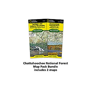 Chattahoochee National Forest [Map Pack Bundle] (National Geographic Trails Illustrated Map)