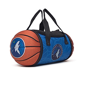 MACCABI ART Official Minnesota Timberwolves Collapsible Insulated Basketball Lunch Bag, 13.4” x 5.75” x 5.75”
