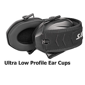 Walker's Razor Youth and Women Compact Passive Muff NRR 24DB Blue