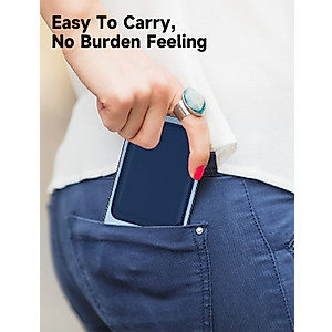 TWZKG Magnetic Card Wallet Holder with MagSafe for iPhone 16/15/14/13/12 Series,Blue