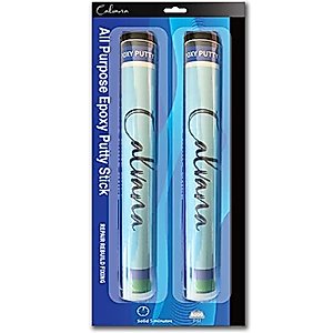 Calvana (2-Pack) 4-oz All Purpose Epoxy Putty Stick | Pool Patch, Pool Bounding Kit – A Quick and Permanent Repair Solution for Pool Light, Pool Tile, Skimmer, and Plumbing leaks – Work Like Magic