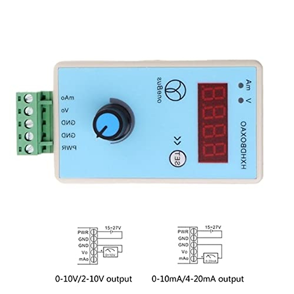 LONNYS Handheld 0-10V/2-10V 0-20MA/4-20MA Signal Generator Adjustable Current Voltage Analog Simulator Signal Sources Output