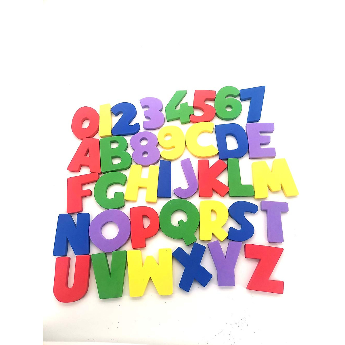 MBJelir Bath Foam Toys Stick Letters and Numbers for Baby -36pcs Set,Full Set Floating Waterproof Bathroom Alphabet Toys, Bathtub Educational Toy, Promotes Reading and Counting