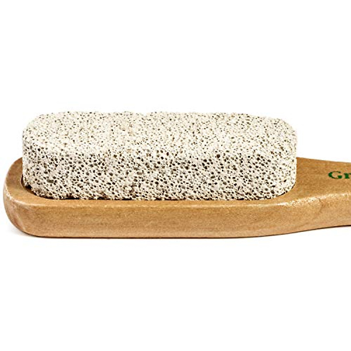 GranNaturals Pumice Stone for Feet with Handle - Corn and Callus Remover, Exfoliator & Scrubber for Dead + Dry Skin on Feet and Pumice Stone for Hands - Corn Removers for Feet