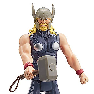 Avengers Marvel Titan Hero Series Blast Gear Thor Action Figure, 12" Toy, Inspired by The Marvel Universe, for Kids Ages 4 & Up