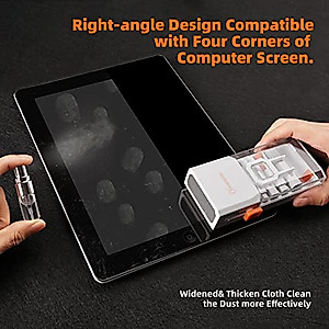 Laptop Screen Keyboard Cleaner Kit, Electronics Cleaning Tool for MacBook iPad iPhone Pro, Brush Tool for Tablet, Computer, PC Monitor,TV Camera Lens with 2ml Mist Spray New Compact with Patent