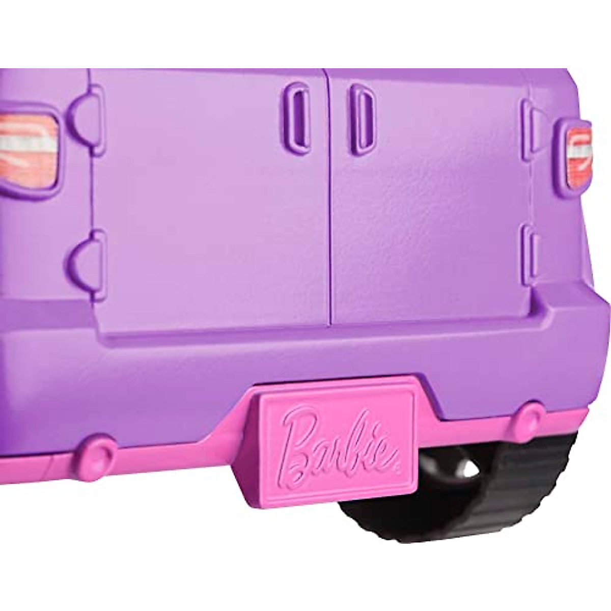 Barbie Toy Car, Purple Off-Road Vehicle with 2 Pink Seats and Treaded, Rolling Wheels
