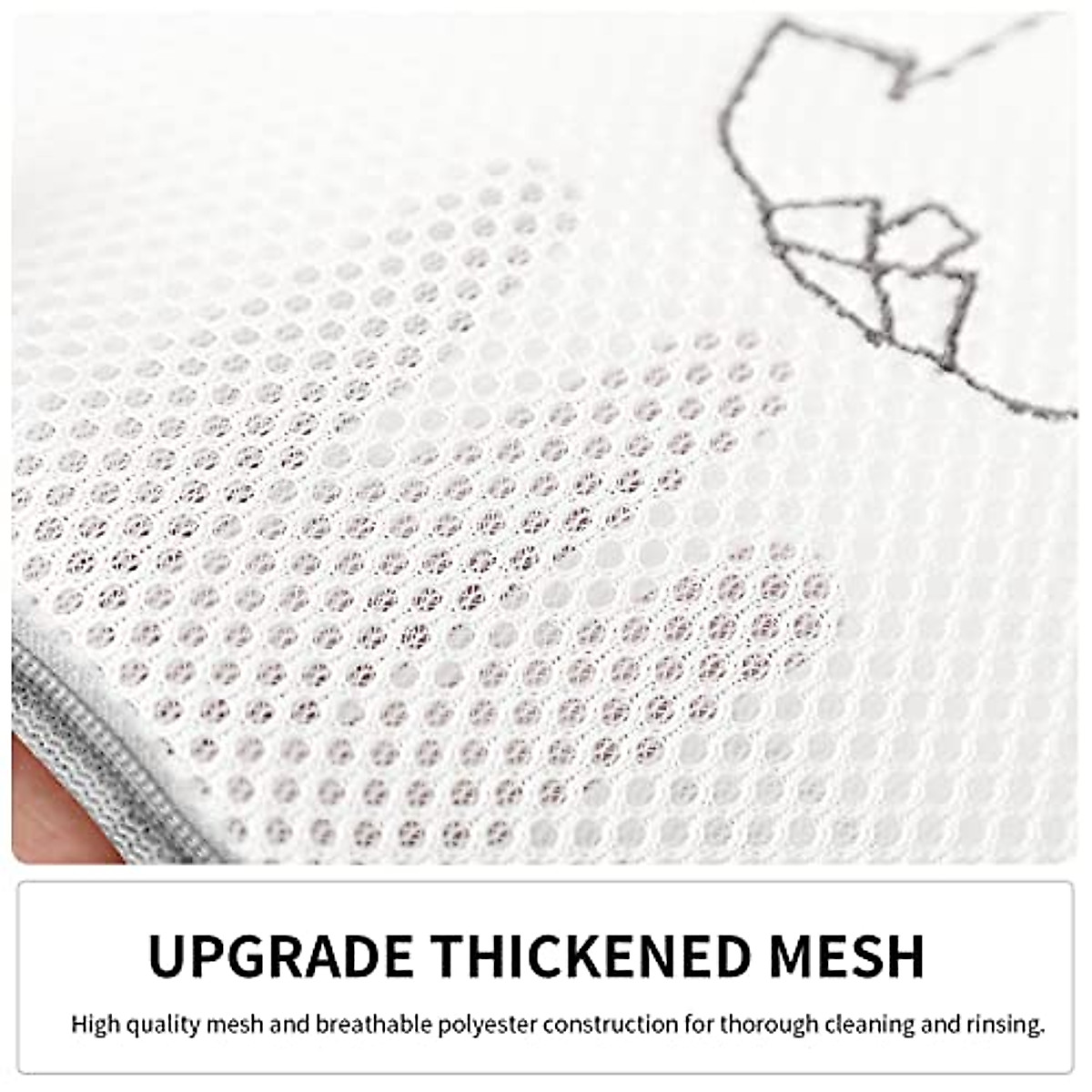 FYY Mesh Laundry Bags, 4 Pack Mesh Laundry Washing Bags, Delicates Bag for Washing Machine Durable Honeycomb Mesh Bra Laundry Bag Washing Machine Lingerie Bags