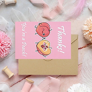 Funny Thank You Cards with Envelopes 40 Pack - 10 Funny Design Blank cards for Teachers Friends Business Coworker, Wedding, Birthday, Baby Shower, Business