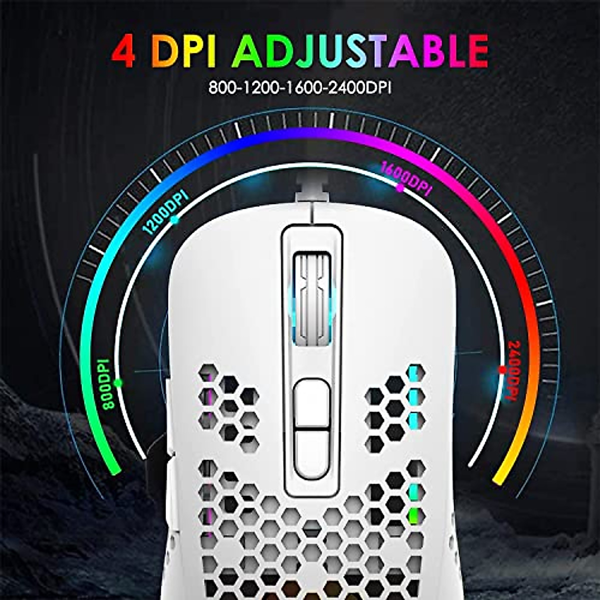 AJAZZ Gaming Keyboard and Mouse and Gaming Mouse pad and Wrist Rest,Wired RGB Backlight Bundle for PC Gamers and Xbox and PS4 Users - 4 in1 Gaming Set (Whisper Quiet Gaming Switch)
