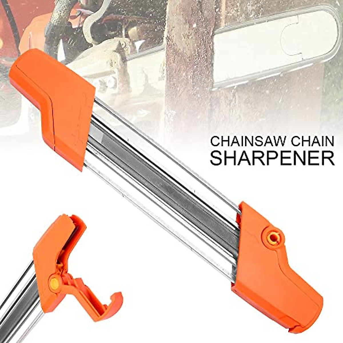 COSY GARDEN TOOLS 2 in 1 Chainsaw Sharpener for Stihl 325” Saw Chain - File Dia. 3/16 inch (4.8mm) - Easy File Chain Saw Blade Sharpener Tool Chain Saw Sharpening Kit