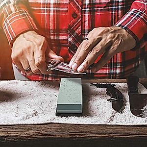 Knife Sharpening Stone Kit Actual Grit KEENBEST Large 4 Side 400 1000 3000 8000 Complete Wet Stones Set Japanese Professional Kitchen Knives Sharpeners Whetstone Flattening Stone Base Guide Leather