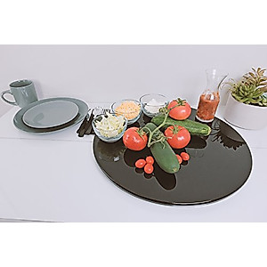 Deluxe Black Acrylic Lazy Susan
