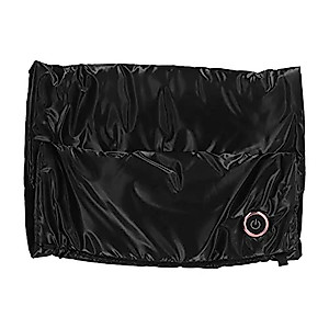 CHICIRIS Graphene, Down Cloth Portable Electric USB Cold Proof Explosion Proof High Efficiency for Travel for Office (Black)