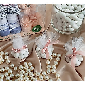 White Jordan Almonds Candy Bulk | 5LB | Candy Covered Almond - Wedding Favors - With Sweet Hard Candy Coating - Italian Confetti | Five Pounds I Made in USA