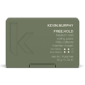 KEVIN.MURPHY FREE.HOLD - Hair Styling Paste - For All Hair Types - Medium Hold - Hair Breakage Prevention - Hair Styling Product - Paraben Free Hair Care - 30 g / 1.1 oz