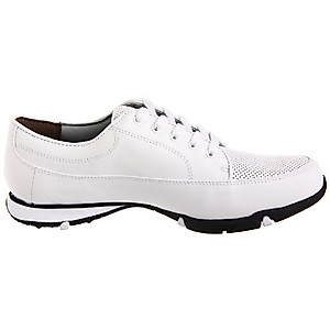 Golfstream Women's Sporty Golf Shoe,White,6 M US