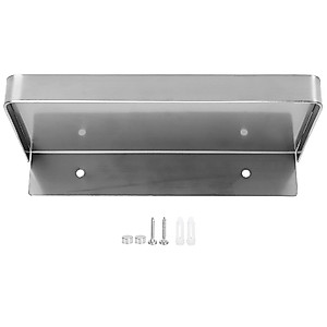 Phone Shelf Stainless Steel Bathroom Phone Holder Wall Mounted Thick Phone Storage Shelf Toilet Accessory 185x90mm(Silver)