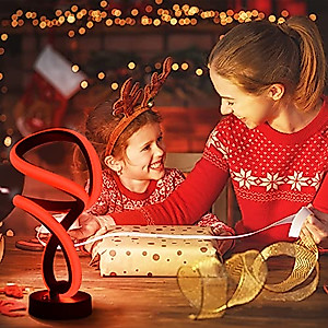 AVANLO Modern Table Lamp, RGB Touch Spiral Bedside Lamp, Unique Dimmable LED Table Lamp for Bedroom, Cool Desk Nightstand Lamps for Living Room Office Home Decor Ideal Gifts (Art Deco)