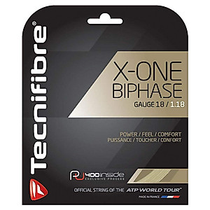 Tecnifibre X-One Biphase (18-1.18mm) String Set (Natural)