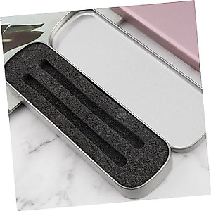 Didiseaon Small Pen Case 3pcs Box Tinplate Box Sponge Pen Student Portable Pens + Pencil