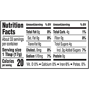 Heinz Simply Tomato Ketchup with No Artificial Sweeteners (20 oz Bottle)