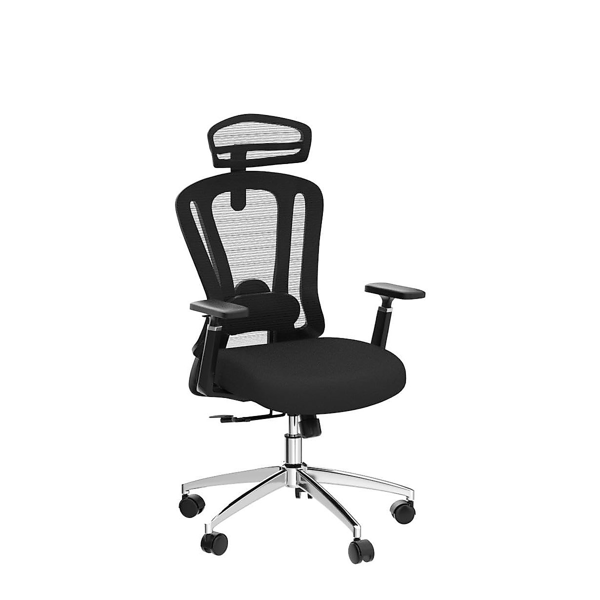 Farini Office Chair Ergonomic Desk Chair, High Back Office Chair with Wheels, Home Office Chair for Heavy People, Office Chair Adjustable Seat Depth, 3D Armrests and Adjustable Headrest, Black
