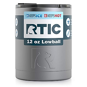 RTIC 12oz Lowball Tumbler Vacuum Insulated (Graphite)