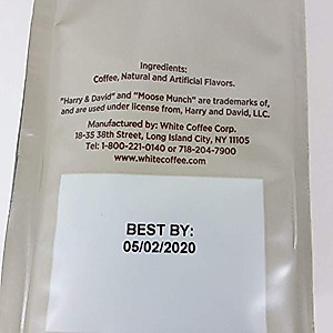Harry And David Milk Chocolate Caramel Moose Munch Coffee - 2 Items Included - Two 12 Oz Bags Of Gourmet Ground Coffee - A Delicious Start To Your Day!